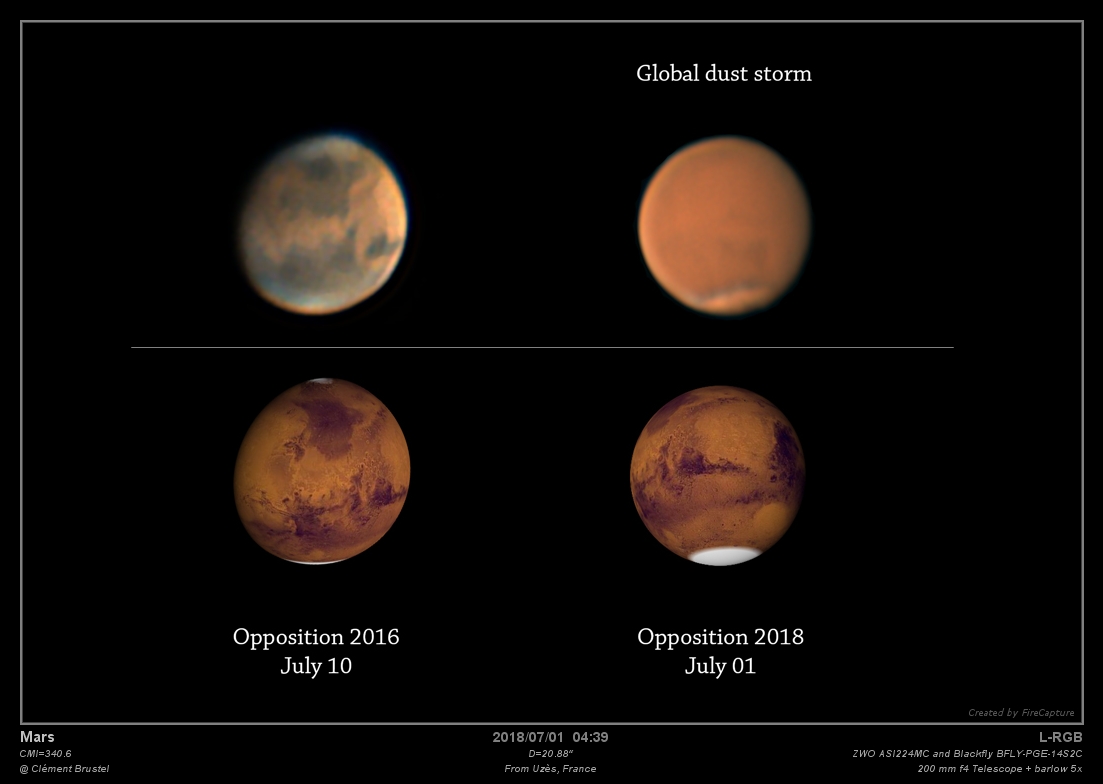 Une tempête globale sur Mars ! – e-Planets